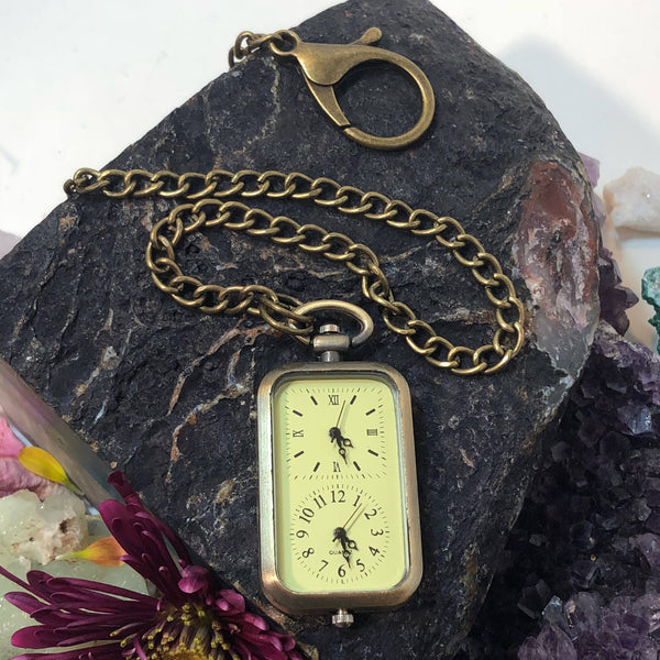 Dual Time Zone Pocket Watch - AlphaVariable