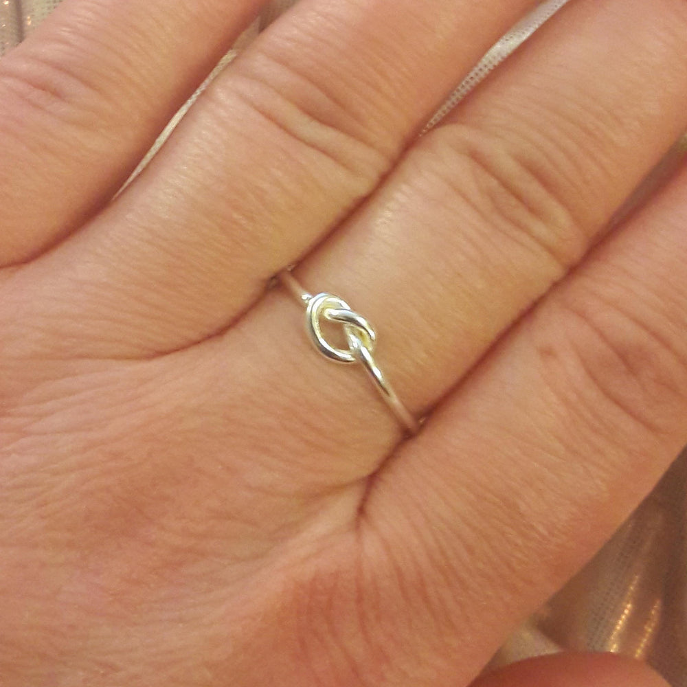 Sterling Silver Knot Ring by AlphaVariable