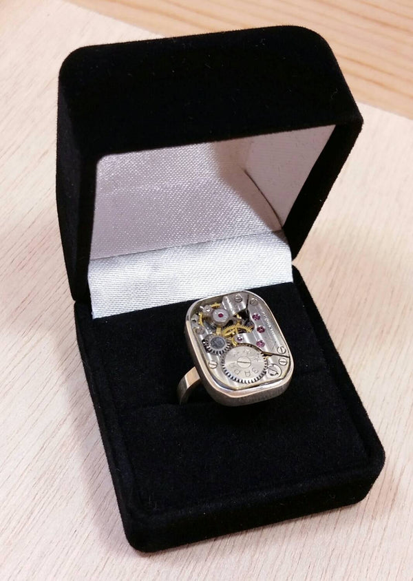 Steampunk Watch Movement Ring - AlphaVariable