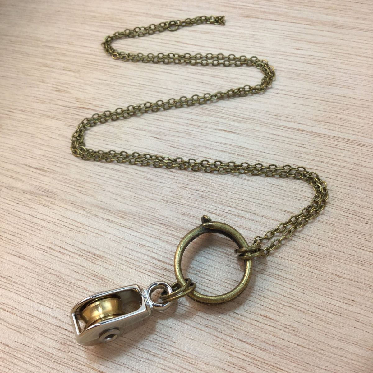 Steampunk Pulley Necklace - AlphaVariable