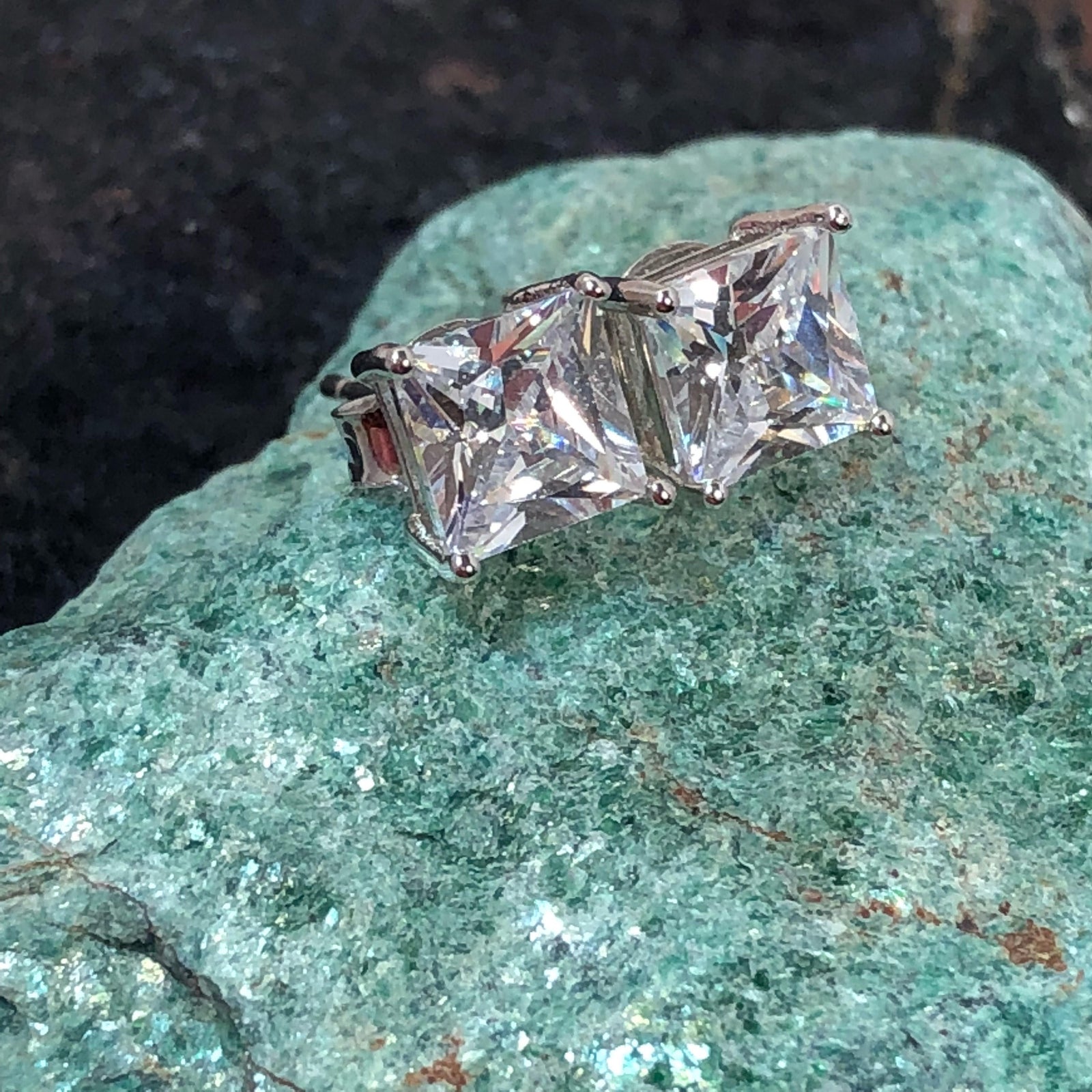 Simulated Diamond Earrings - AlphaVariable